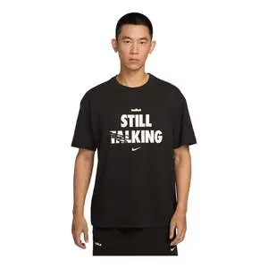 Nike Lebron T-shirt 'shut Up And Dribble - Black