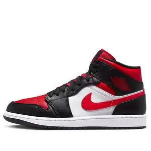 JORDAN 1 Mid "bred Toe" Sneakers - Red
