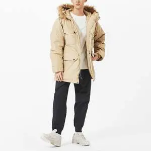 NEW BALANCE Down Jacket With Fur-trimmed Hood