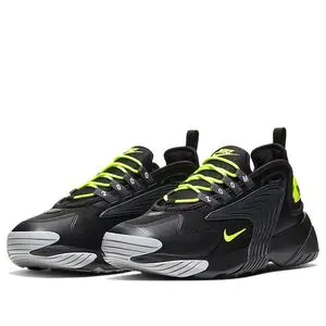 Nike Zoom 2k Athletic Sneakers - Black/volt-anthracite-wolf Grey