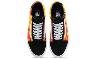 VANS Old Skool 'pop Camo' Lace-up Sneakers - Orange