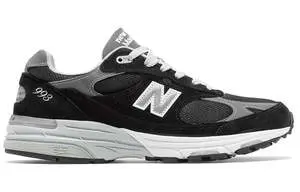 NEW BALANCE 993 Made In Usa Athletic Sneakers - Black