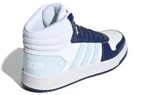 Adidas Hoops 2.0 Mid Sneakers - White/blue