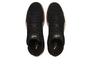 PUMA Smash V2 Mid Sneakers - Black/white/brown