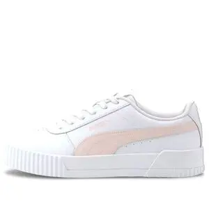 PUMA Carina Leather Sneakers - White/pink