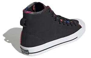 Adidas Nizza Hi Rf High Top Sneakers - Black/orange