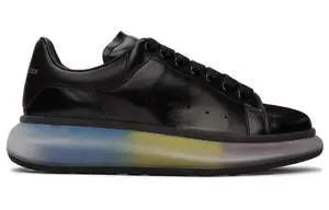 Alexander McQueen Larry Leather Sneakers - Black/multi