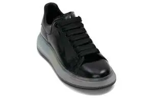 Alexander McQueen Larry Leather Sneakers - Black/multi