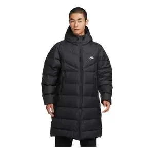 Nike Hooded Down Coat - Black
