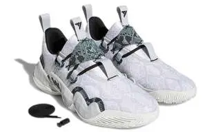 Adidas Trae Young 1 "snakeskin" Sneakers - White/black