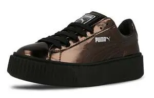 PUMA Basket Platform "metallic Bronze" Sneakers