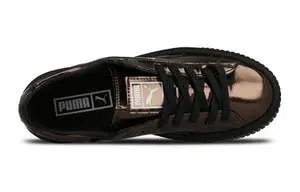 PUMA Basket Platform "metallic Bronze" Sneakers