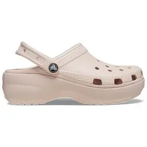 CROCS Platform Clogs - Beige