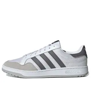 Adidas Originals Team Court Low Top Sneakers - White/grey