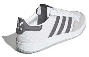 Adidas Originals Team Court Low Top Sneakers - White/grey
