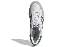 Adidas Originals Team Court Low Top Sneakers - White/grey