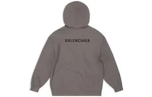 Balenciaga Medium Fit Hoodie - Grey