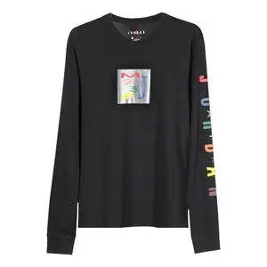 JORDAN 23 Color Label Pattern Long Sleeves T-shirt