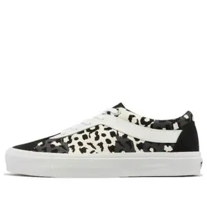 VANS Bold Ni Leopard Print Lace-up Sneakers - Black/white