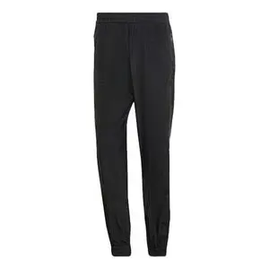 Adidas Originals Solid Color Elastic Waistband Sports Pants/trousers/joggers Black - Multi-color