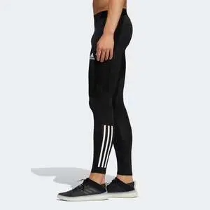 Adidas Tf Turf Lt 3s Leisure Sports Tight Fitness Pants - Black