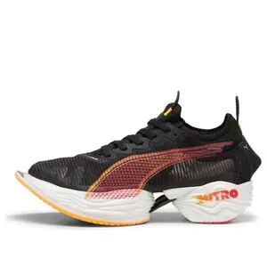 PUMA Fast-r Nitro Elite 2 "black Sun Stream" Sneakers - Black/sun Stream/sunset Glow