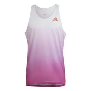 Adidas Logo Reflective Round Neck Running Vest - Default Color