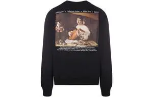 Off-White Character Logo Print Crewneck Sweatshirt