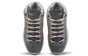 REEBOK Question Mid "grey Suede" Athletic Sneakers - Brown/gray