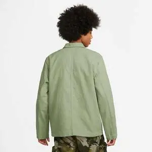 Nike Life Unlined Chore Coat Heavyweight Cotton Jacket - Green