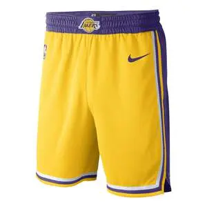 Nike Lakers Nba Icon Edition Limited Shorts - Yellow