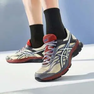 Asics Gel-flux 4 Athletic Sneakers - Grey/red