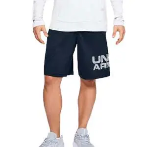 Under Armour Tech Wordmark Shorts - Navy/grey