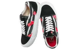 VANS Og Old Skool Lx 'snake Eyes Black' Sneakers - Black/white/red