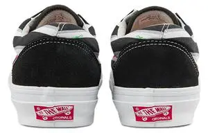 VANS Og Old Skool Lx 'snake Eyes Black' Sneakers - Black/white/red