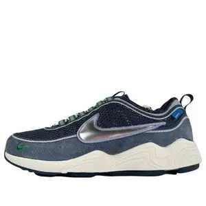 Nike X Undefeated Air Zoom Spiridon "thunder Blue - Thunder Blue/silver