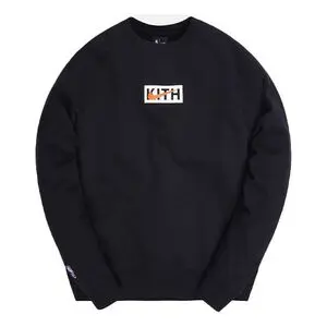 Kith X Nike New York Knicks Fleece Crewneck - Black