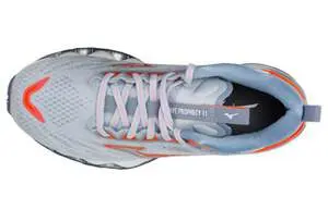 Mizuno Wave Prophecy 11 Athletic Footwear - Gray/blue/orange