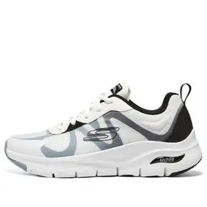 Sketchers Arch Fit Athletic Sneakers - White/blue