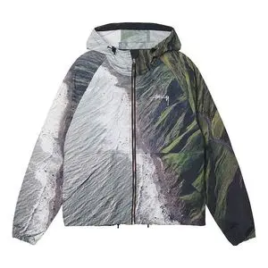 StÜssy Coastline Beach Shell Jacket - Multi-color