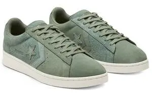 CONVERSE Pro Leather Low Top Suede Sneakers - Light Green