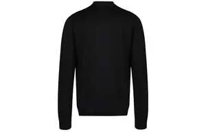 Play Comme Des Garcon Cardigan With Small Red Heart Applique - Black