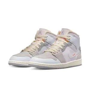 JORDAN 1 Mid Se Craft "inside Out - Grey/white
