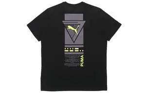PUMA Graphic Epoch Tee 'black - Black/multi-color