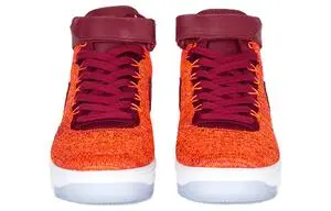Nike Force 1 Flyknit High Top Sneakers - White