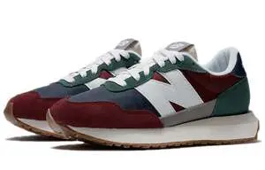 NEW BALANCE 237v1 "scarlet Team Forest Green" Sneakers - Red/blue/green