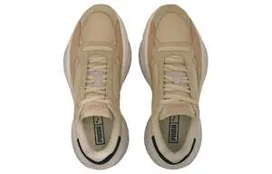 PUMA Alteration Premium Leather Low Top Sneakers - Brownpink