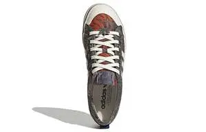 Adidas Nizza Platform 'victorian Floral Print' Sneakers - Graywhiteorange