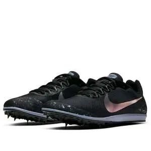 Nike Zoom Rival D Spikes Athletic Shoes - Black