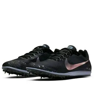 Nike Zoom Rival D Spikes Athletic Shoes - Black